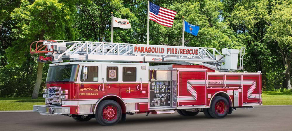 75' Heavy Duty Aerial Ladder | Pierce Mfg