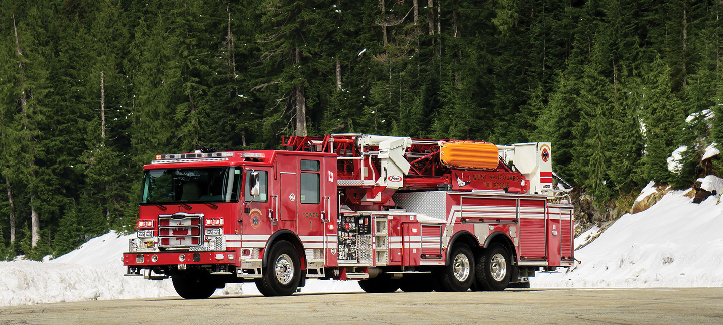 Ascendant® 100' Heavy-Duty Aerial Tower | Pierce Mfg