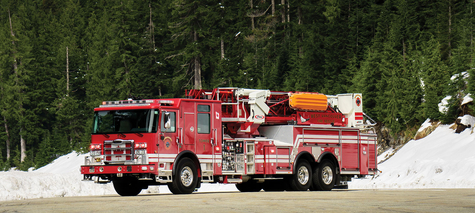 Ascendant® 100' Heavy-Duty Aerial Tower | Pierce Mfg