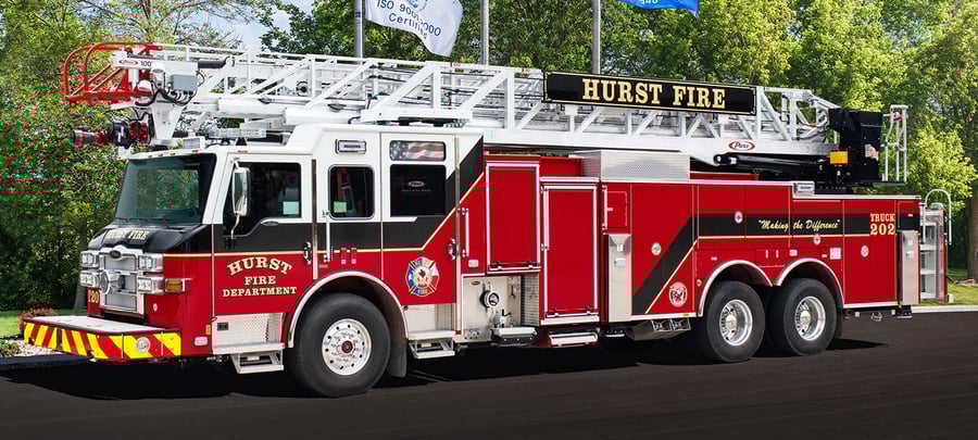 100' Heavy-Duty Aluminum Aerial Ladder | Pierce Mfg