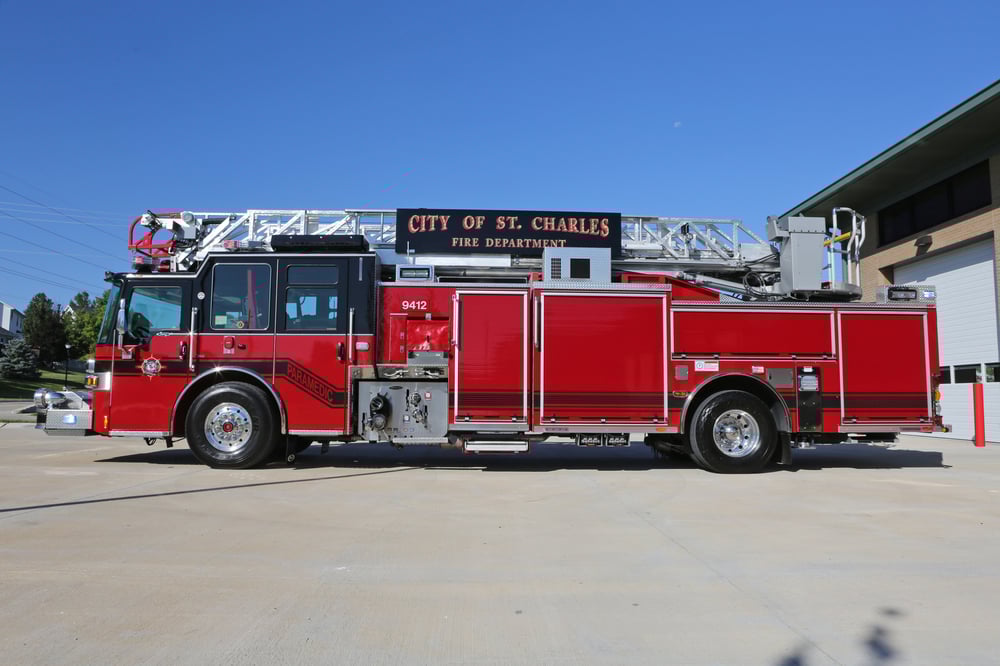 75' Heavy-Duty Aluminum Aerial Ladder | Pierce Mfg
