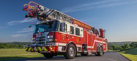 Ascendant® 107' Heavy-Duty Aerial Ladder | Pierce Mfg