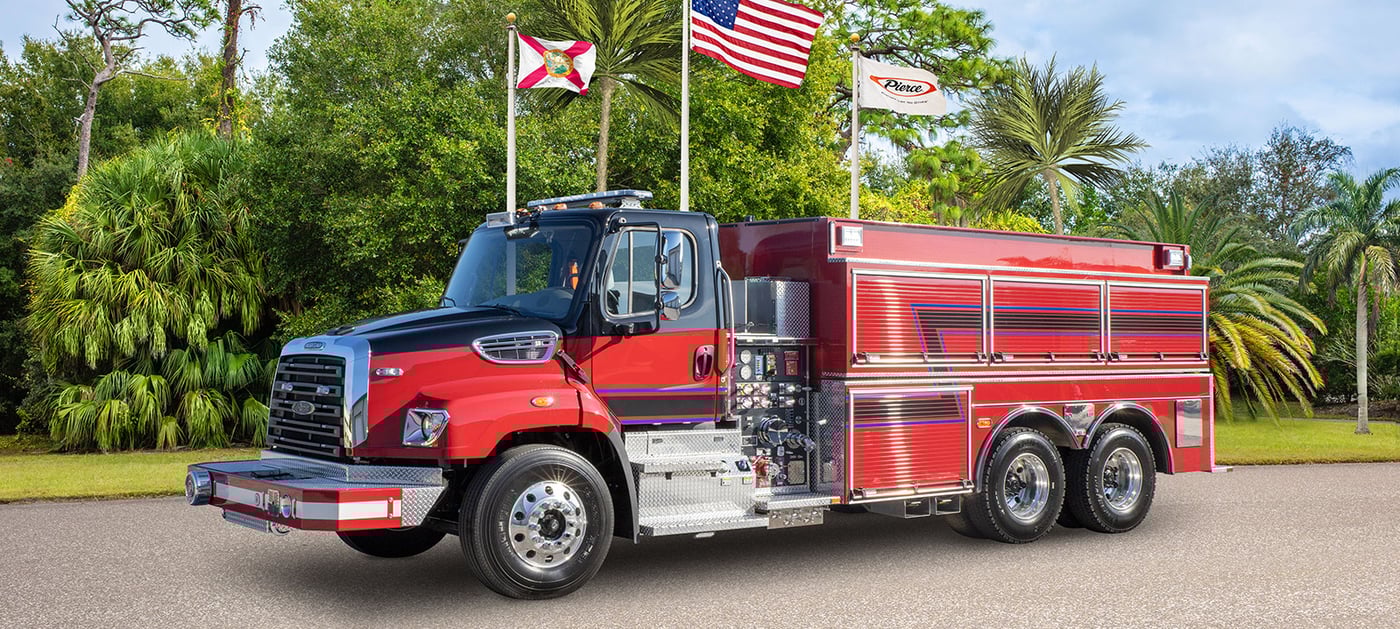 Commercial Wet Side Tanker | Pierce Mfg