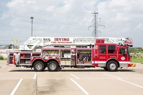 105' Heavy Duty Steel Aerial Ladder | Pierce Mfg